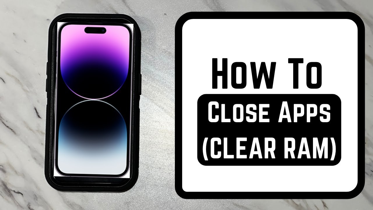 How to Close Apps on iPhone 14 Pro Clear RAM - YouTube