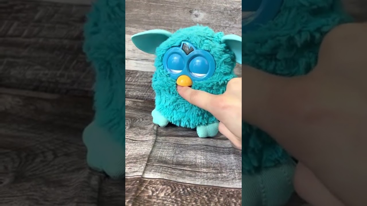 Taboo Furby 2012 Generation 1 Interactive Toy Blue / Teal Hasbro (Issue ...