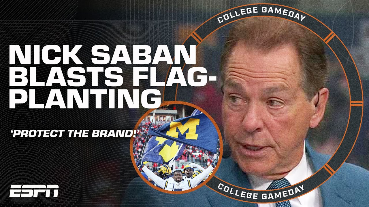 IT'S DISRESPECTFUL 🗣️ Nick Saban calls for change after flag-planting ...