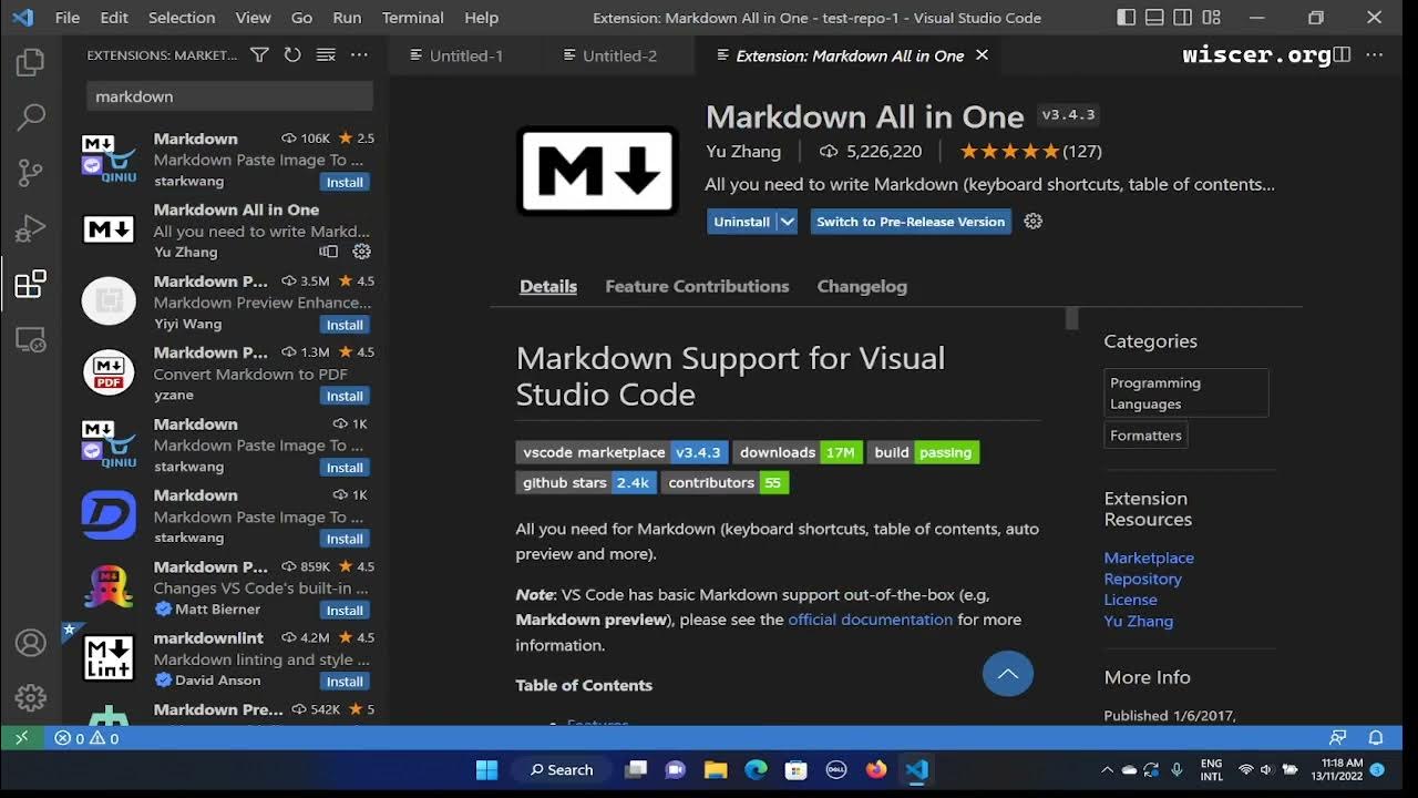 Search and Install VSCode Extension - YouTube