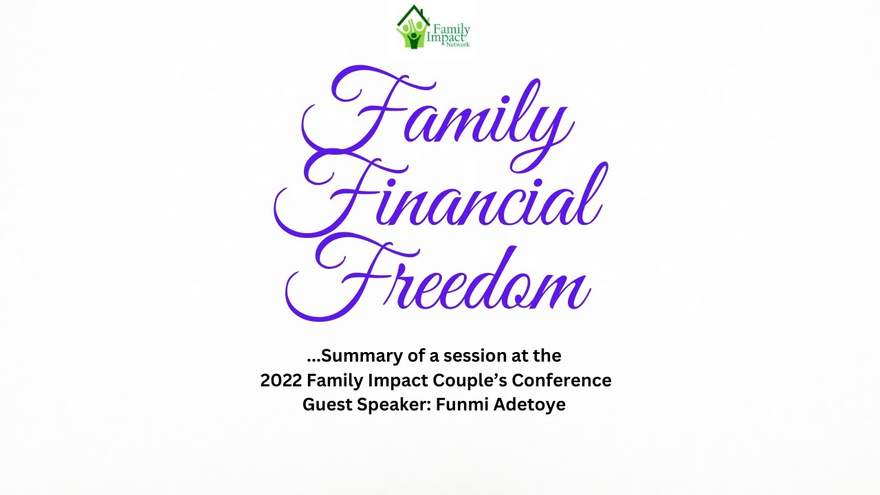 Family Financial Freedom - YouTube