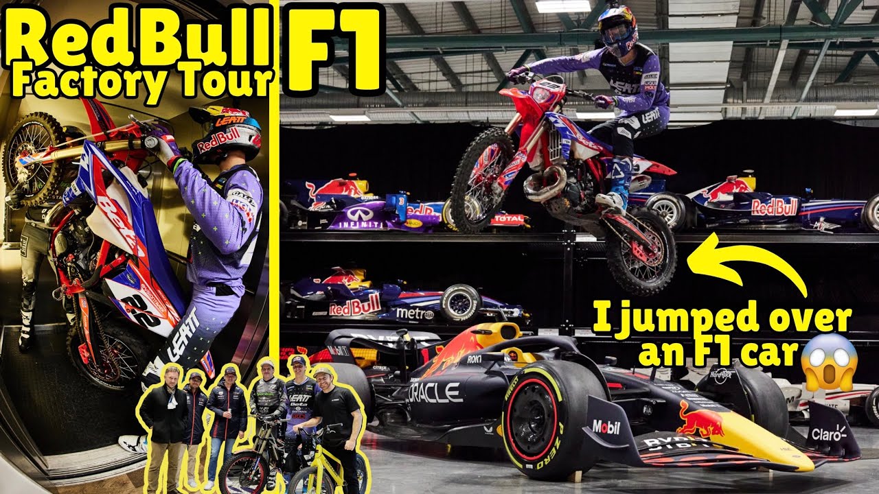 JONNY WALKER - REDBULL RACING F1 FACTORY TOUR WITH MAX VERSTAPPEN AND ...