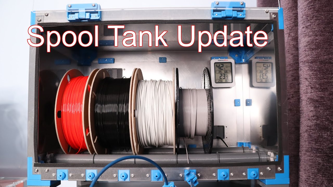Prusa Box Spool Tank Update - Sealed 3d Printer Filament Enclosure for ...