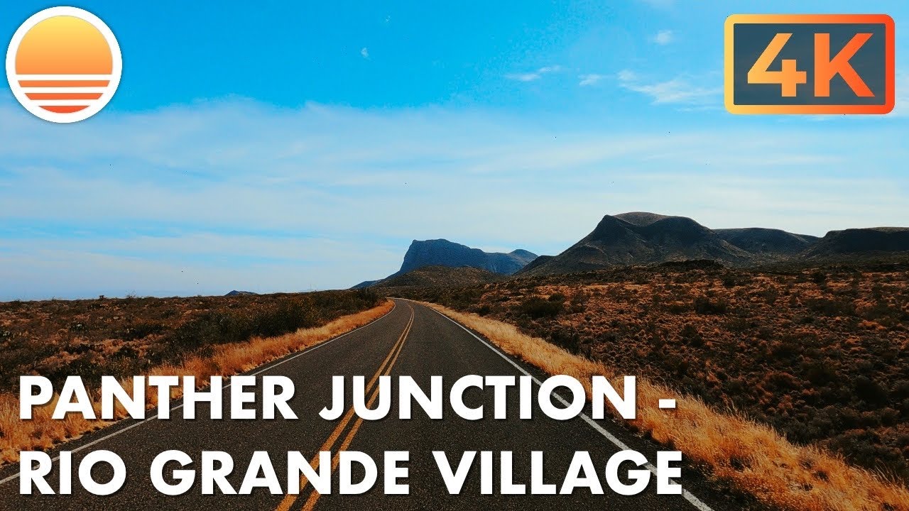 Panther Junction to Rio Grande Village in Big Bend National Park in ...