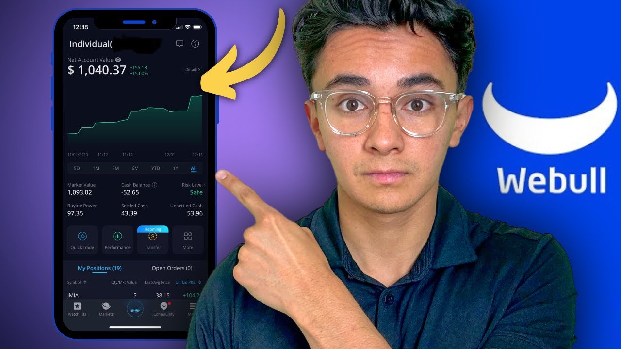 Como Abrir Una Cuenta Con Webull | Aceptan ITIN - YouTube