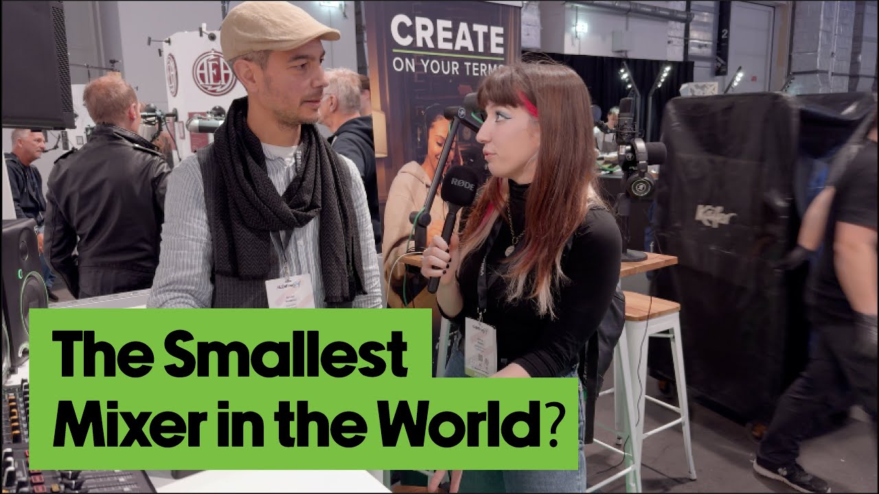 Smallest Mixer in the World? Mackie MobileMix at LeatCon 2024 in ...