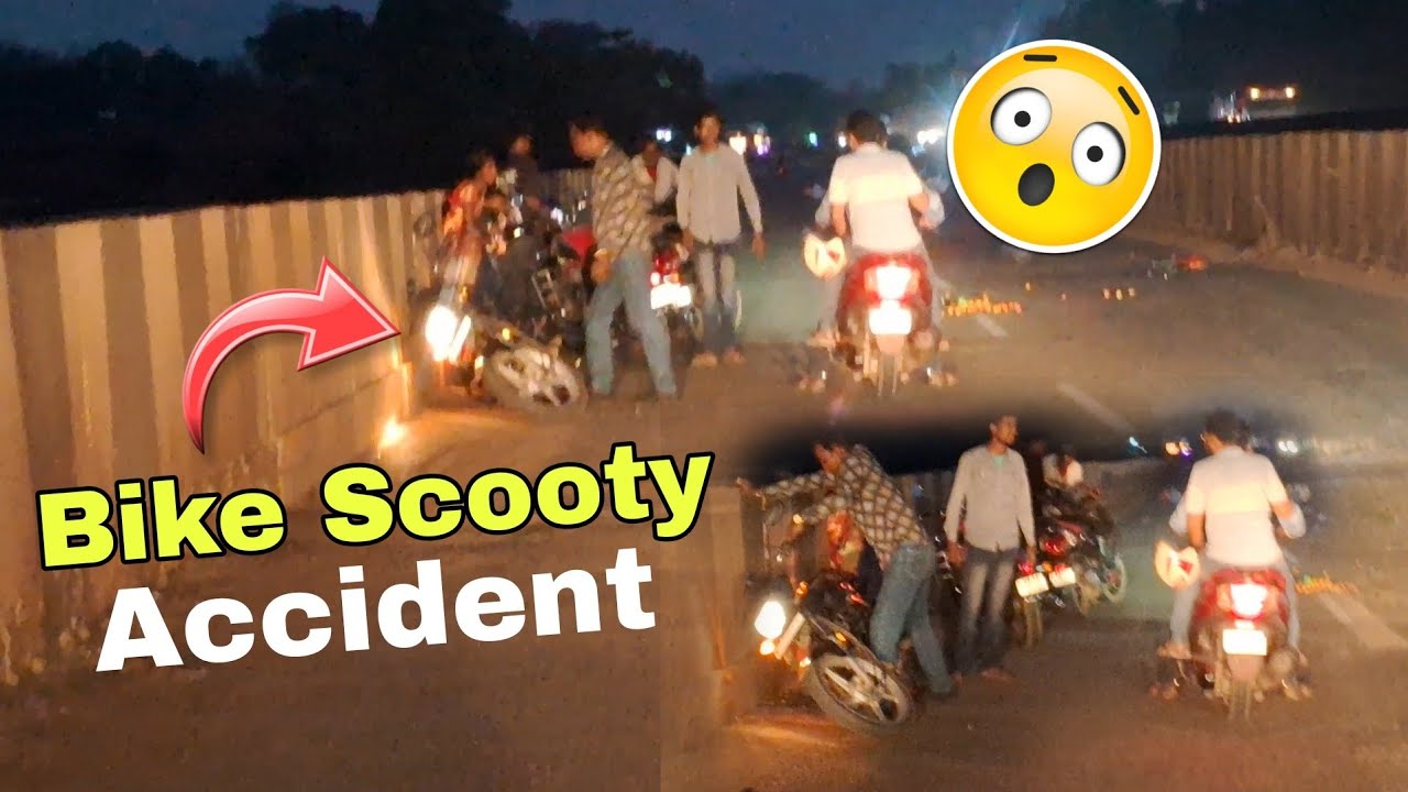 Bike Scooty Accident 🫨 - YouTube