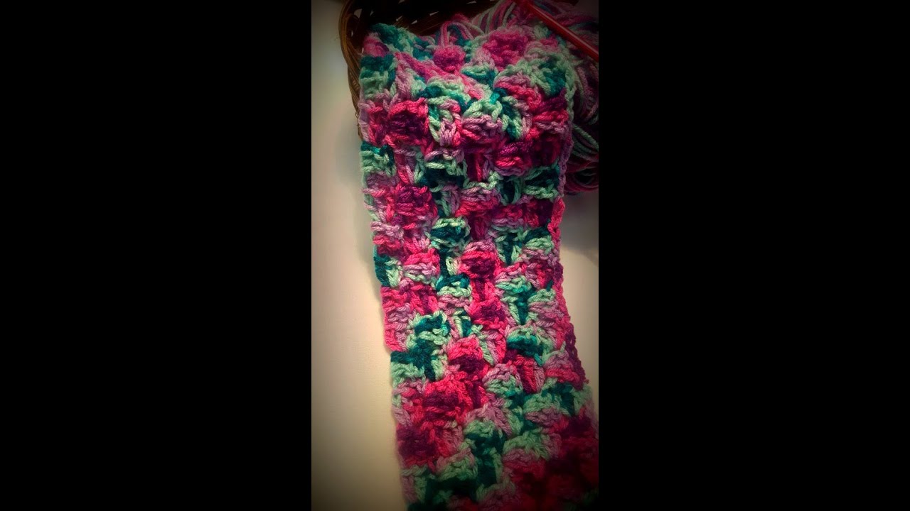 "How to Crochet A C2C Scarf"..(aka Corner to Corner) - YouTube