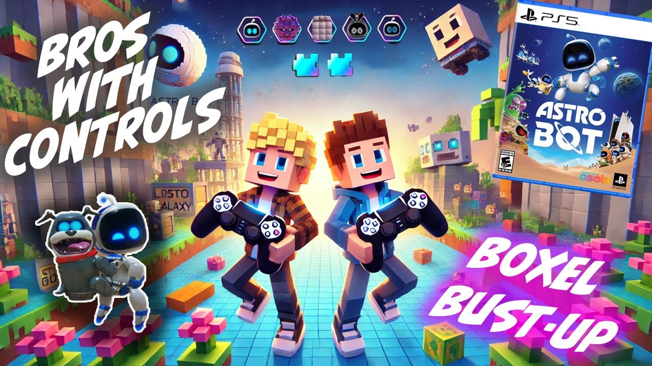 Astro Bot PS5 – Exploring Lost Galaxy Pixelated Block World! 🎮 ...