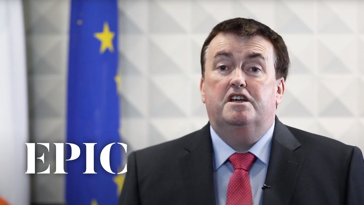 Colm Brophy, Minister for Diaspora, congratulates EPIC The Irish ...