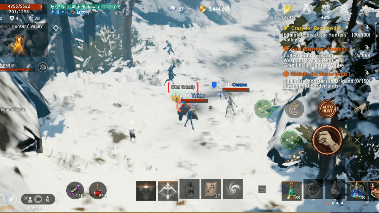 Lineage 2M Quest - Hunter location - YouTube