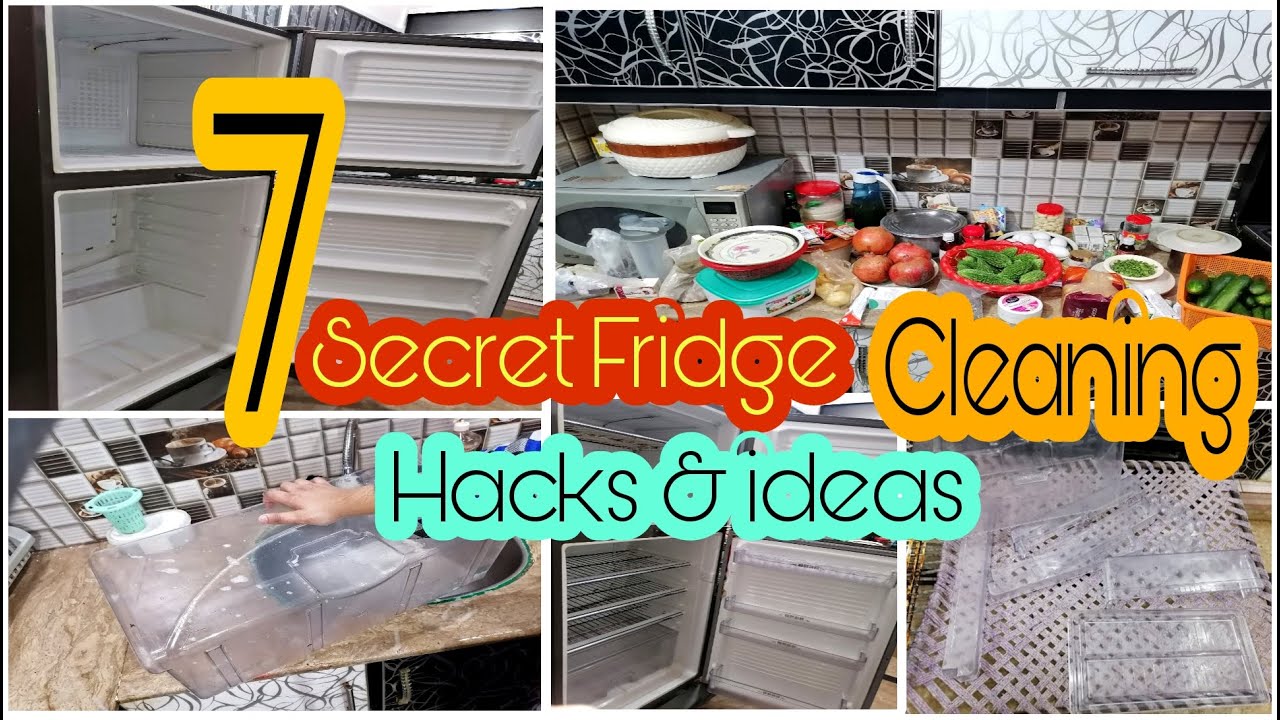 7 Secret Fridge Cleaning Hacks|Kitchen Cleaning Tips And Tricks|Smart ...