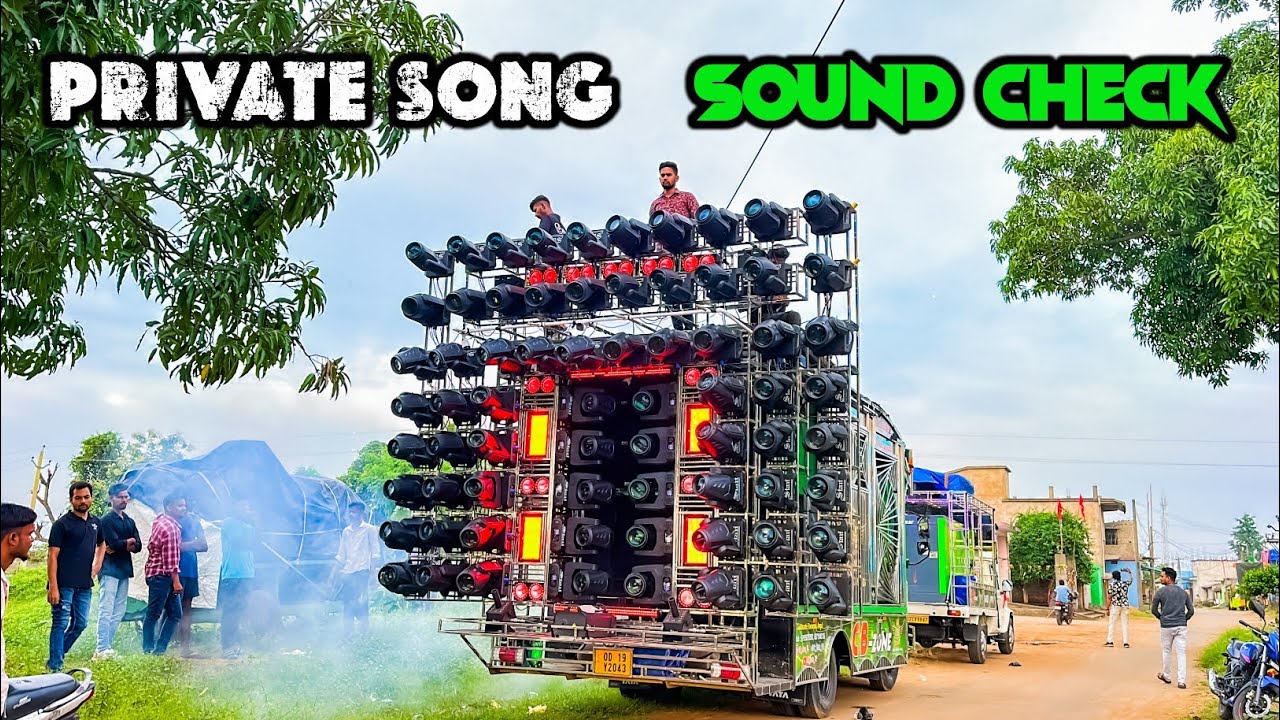 Dj CB Zone New Setup Starting Sound Check Song Play Heavy Bass | Odisha ...