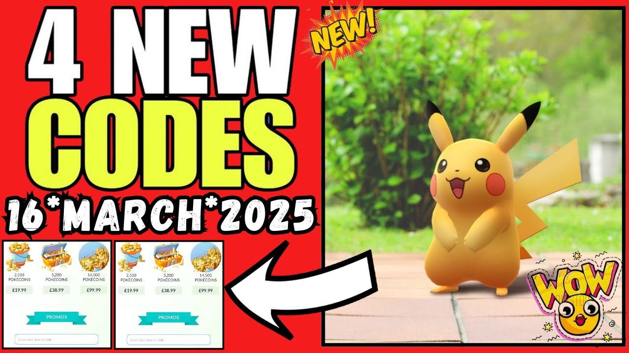 ⚡MARCH WEEKEND CODES⚡POKEMON GO PROMO CODES 2025 - POKEMON GO CODES 2025 - CODE POKEMON GO - YouTube