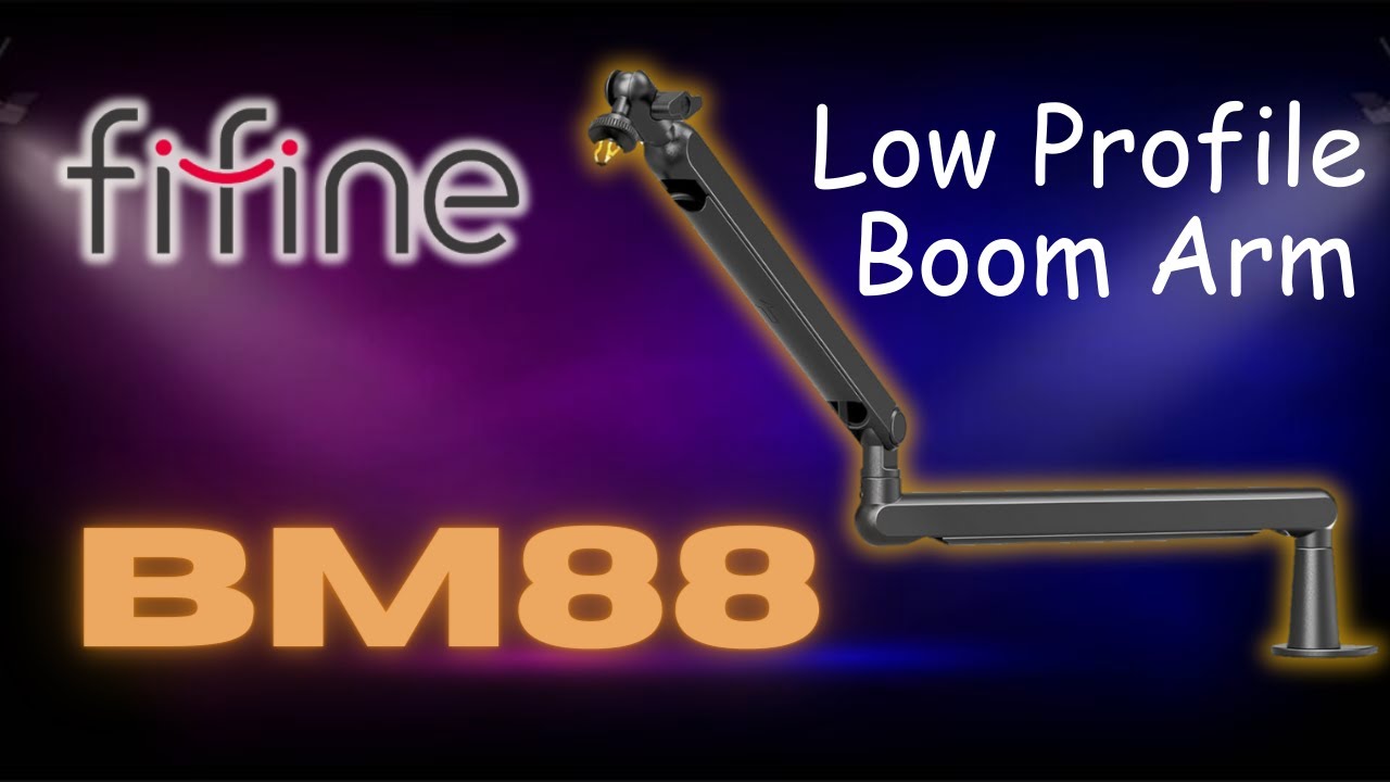 FIFINE Low Profile boom arm BM88, Review #fifine #fifinemicrophone ## ...