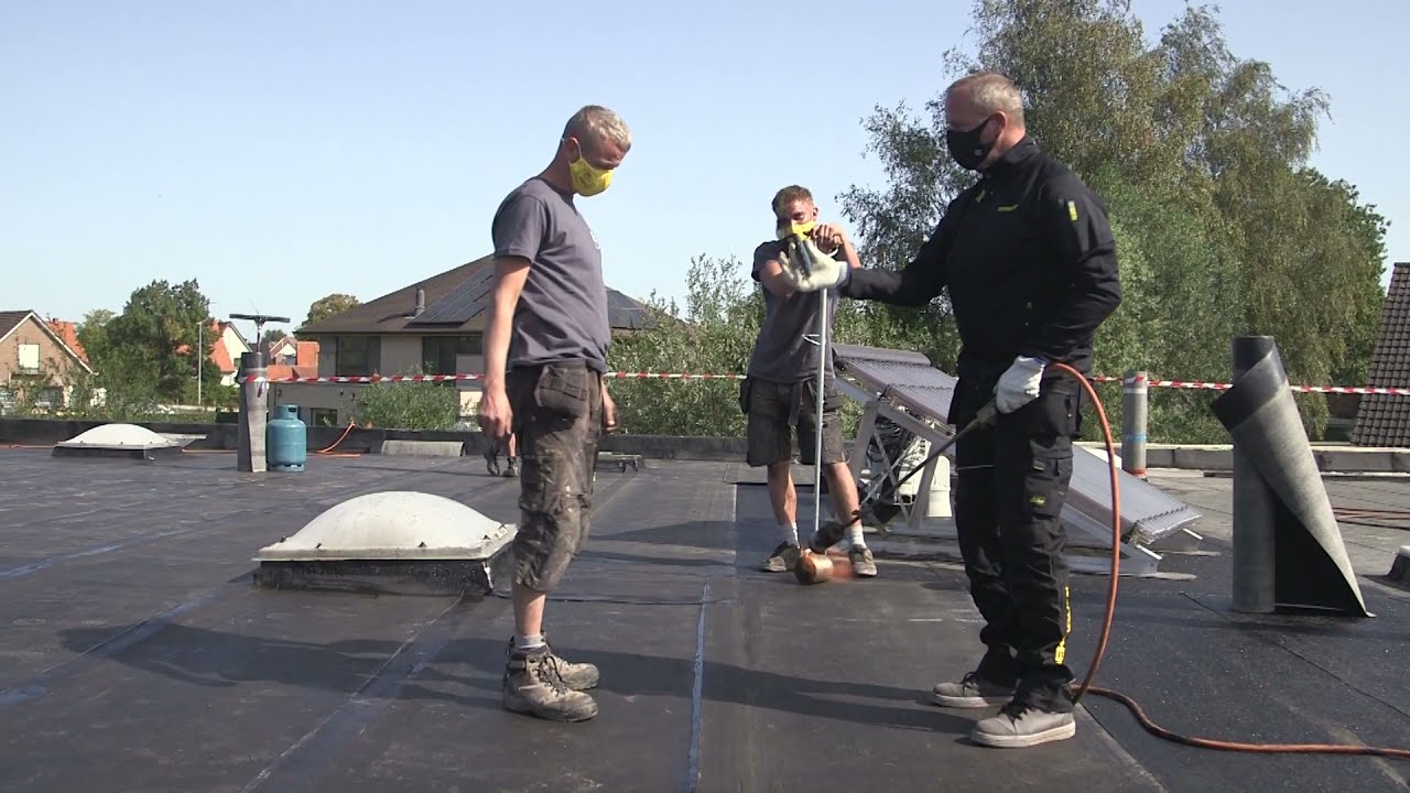 On-site waterproofing training - Derbigum - YouTube