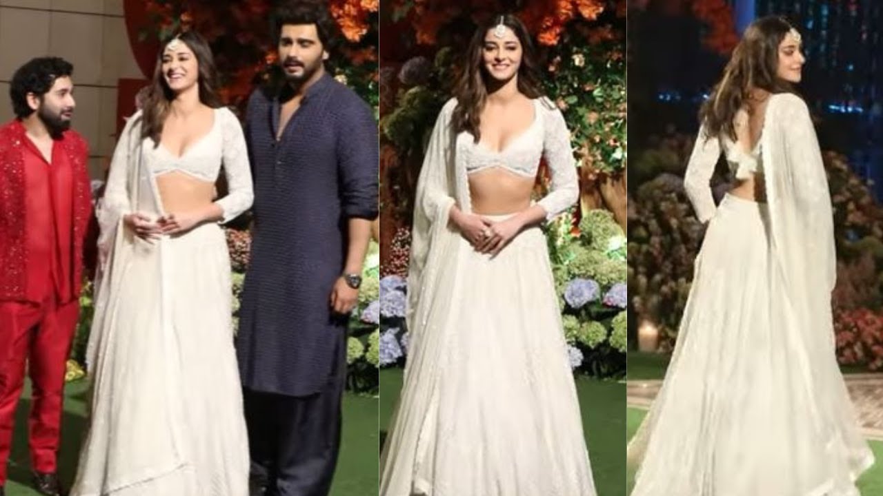 Ananya Pandey Arrives With Arjun Kapoor And Orry At Anant Ambani And ...