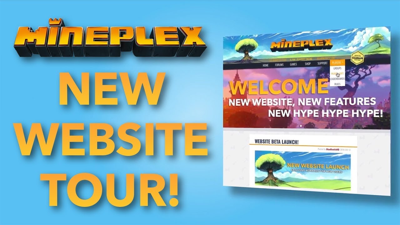 Mineplex Website Launch! - YouTube