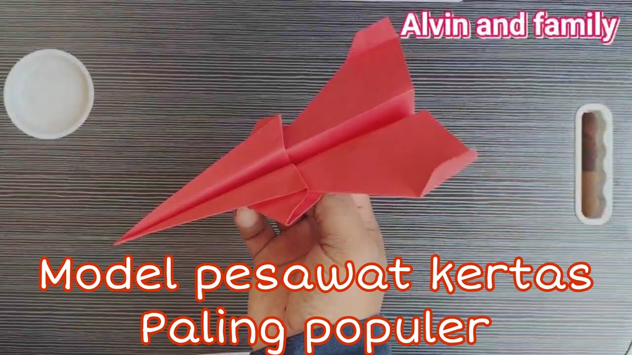 Model pesawat dari kertas paling populer ⁉️ - YouTube