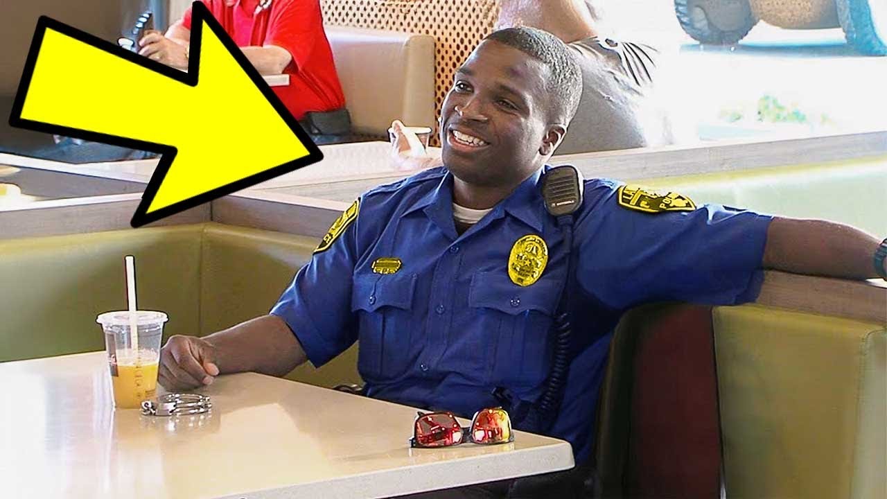 COP Refuses To Pay Restaurant Bill. Waitress CALLS 911 When Realizing ...