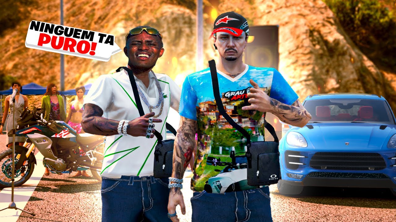 FUI PRA GRAVAÇÃO DE CLIPE DO MC IG & ANDEI NA PORSCHE DELE🔥🤳 GTA V ...