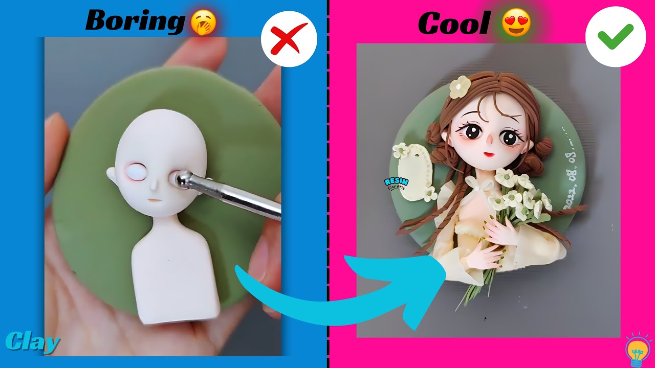 How to make a doll step by step | Doll Tutorial | Cold Porcelain Clay ...