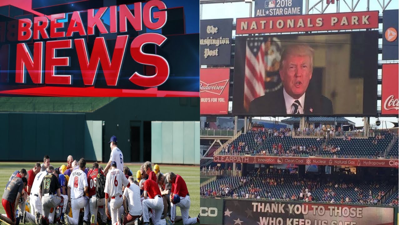 Breaking: Report: Dem Staffers Boo Trump at Unity Baseball Game - YouTube