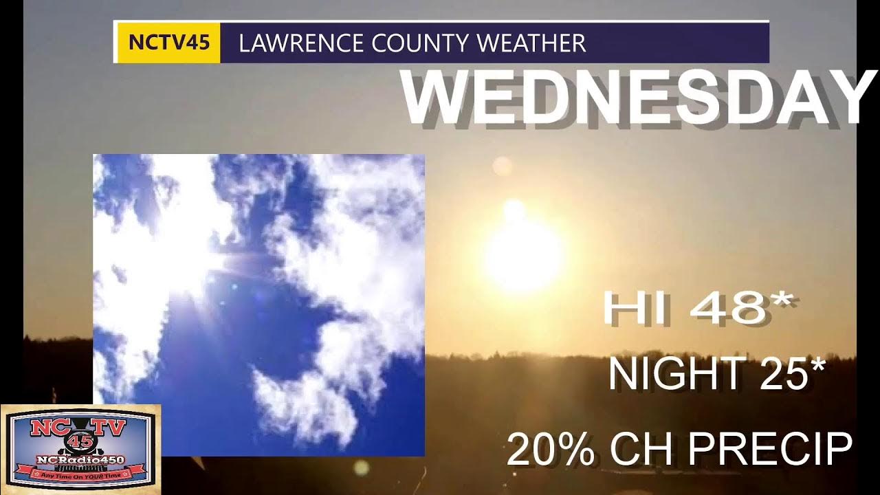 NCTV45 LAWRENCE COUNTY 45 WEATHER FRIDAY MARCH 15 2024 - YouTube