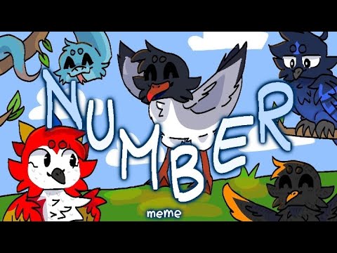 NUMBER animation meme | (Big Gift!) - YouTube