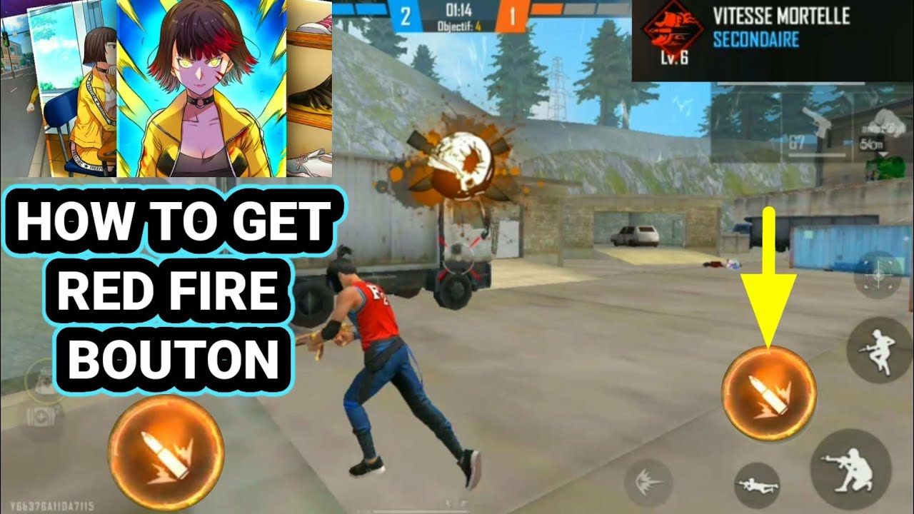 How to Get Red Fire Button in FF 2021 | Add Effect in Fire Button Free ...