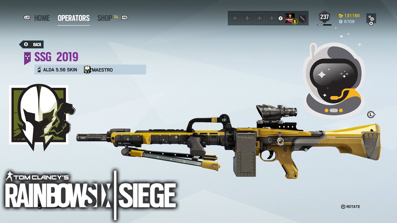 Spacestation Gaming ESPORTS Weapon Skin - Rainbow Six Siege - YouTube
