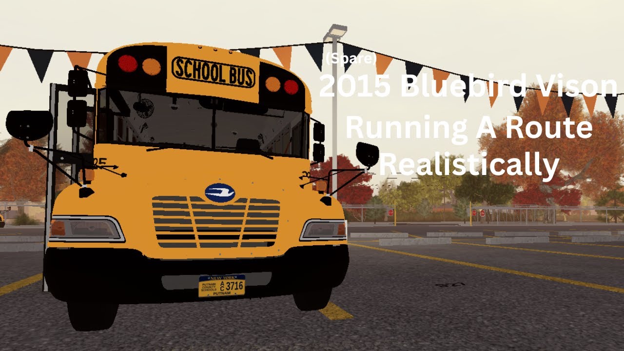 Driving Bus #925 in Roblox Regional School Bus (Realistically) - YouTube