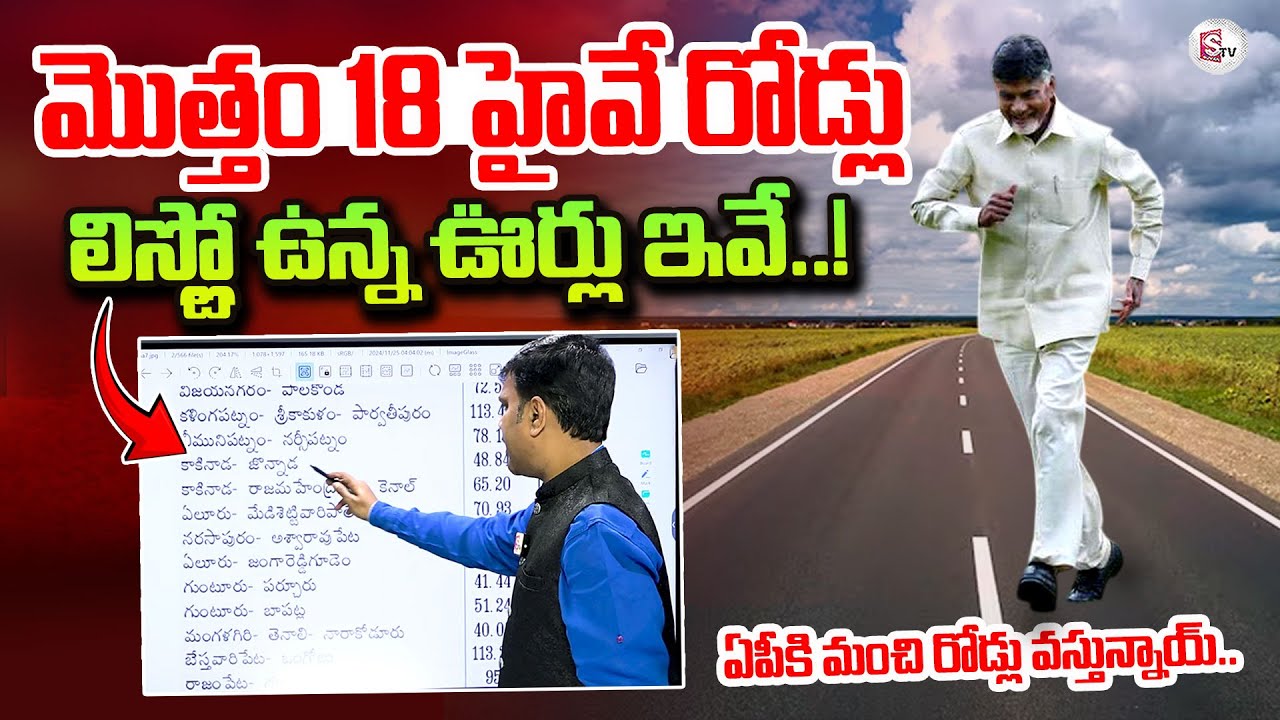 Andhra Pradesh State Roads Development Highway Projects in AP CM ...