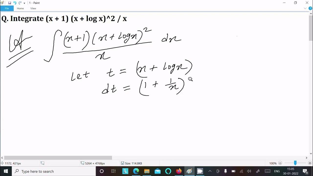 integrate-x-1-x-log-x-x-dx-youtube
