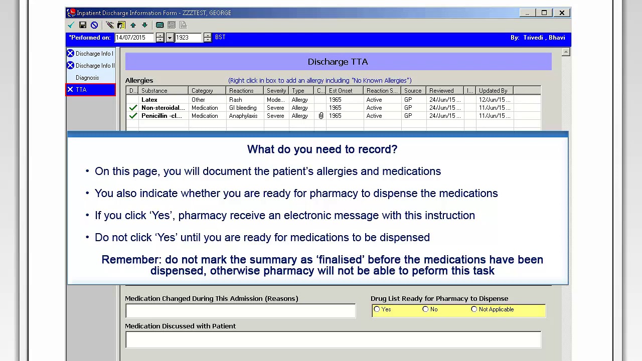 10 Writing an inpatient discharge summary in Powerchart - YouTube