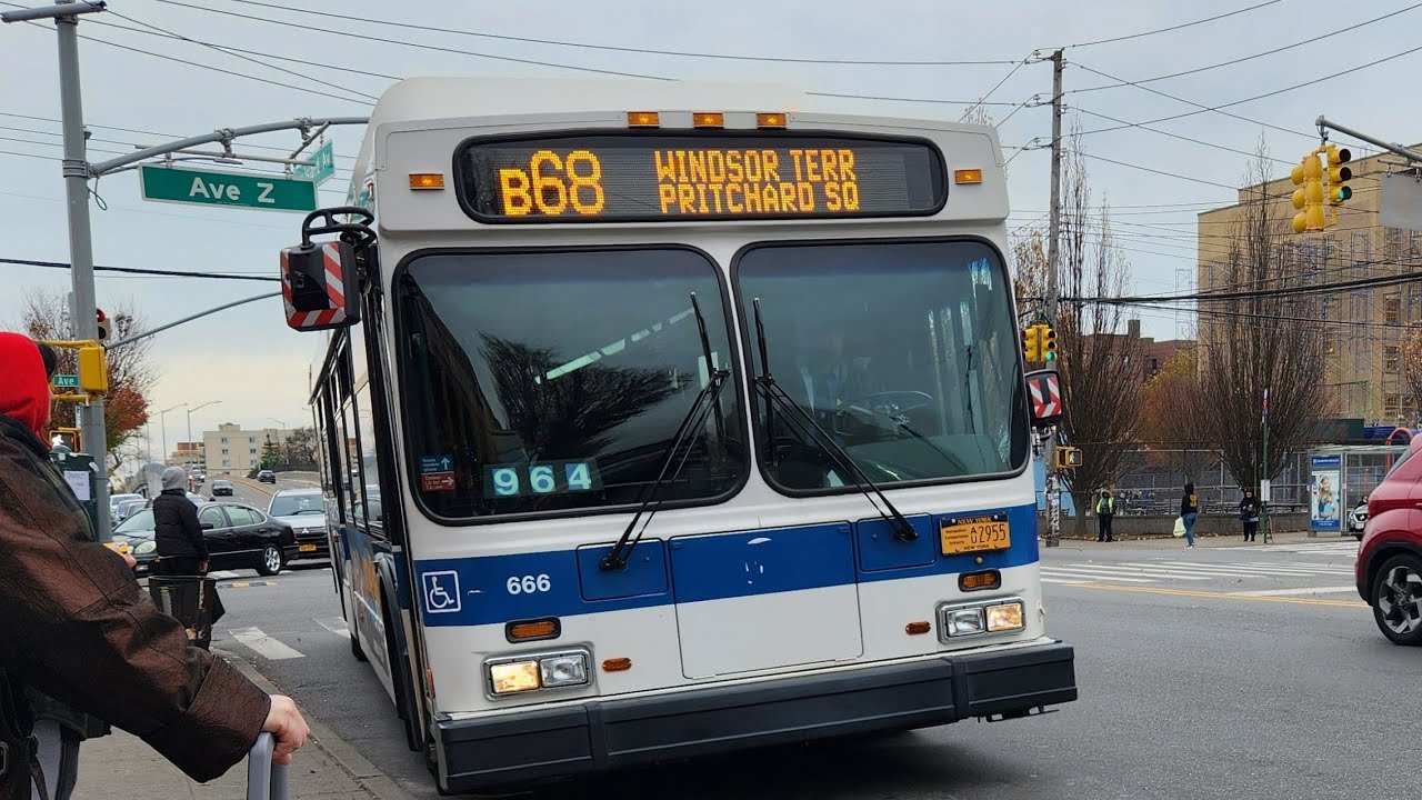 MTA New York City Bus: Onboard 2013 New Flyer C40LF #666 on the B68 ...