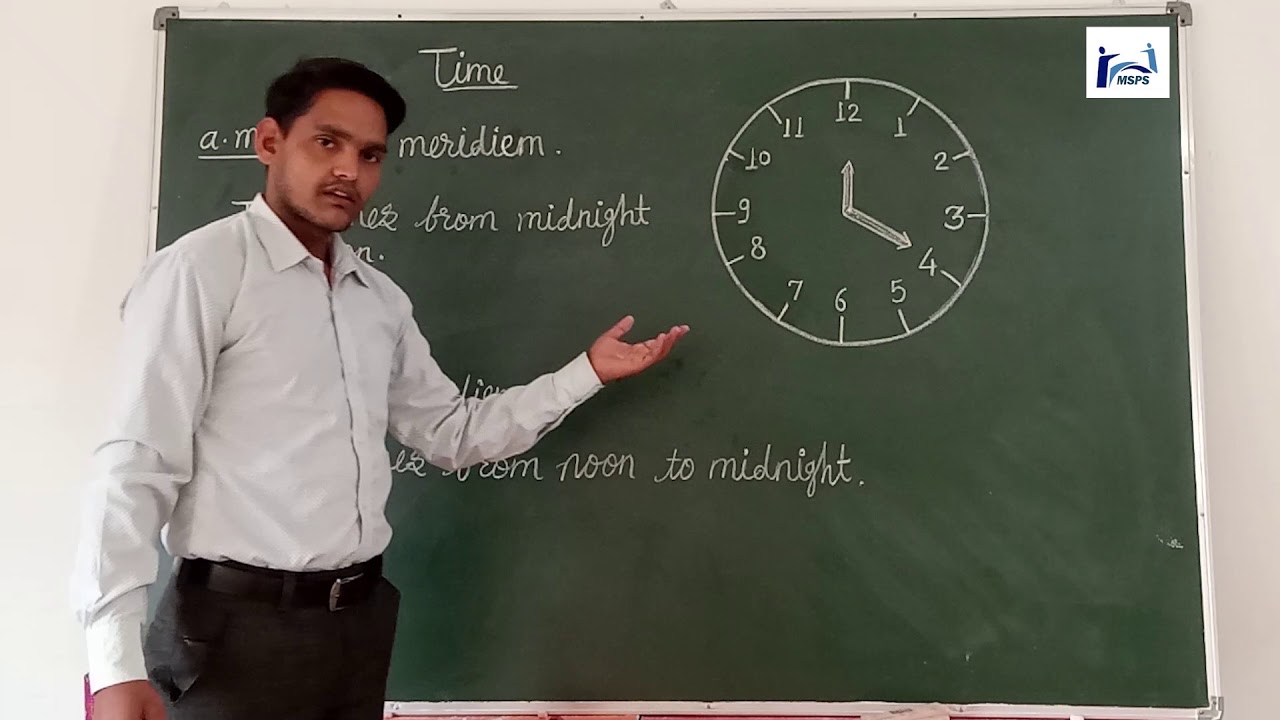 Time - a.m.(Ante-Meridiem) & p.m. (Post-Meridiem) - YouTube