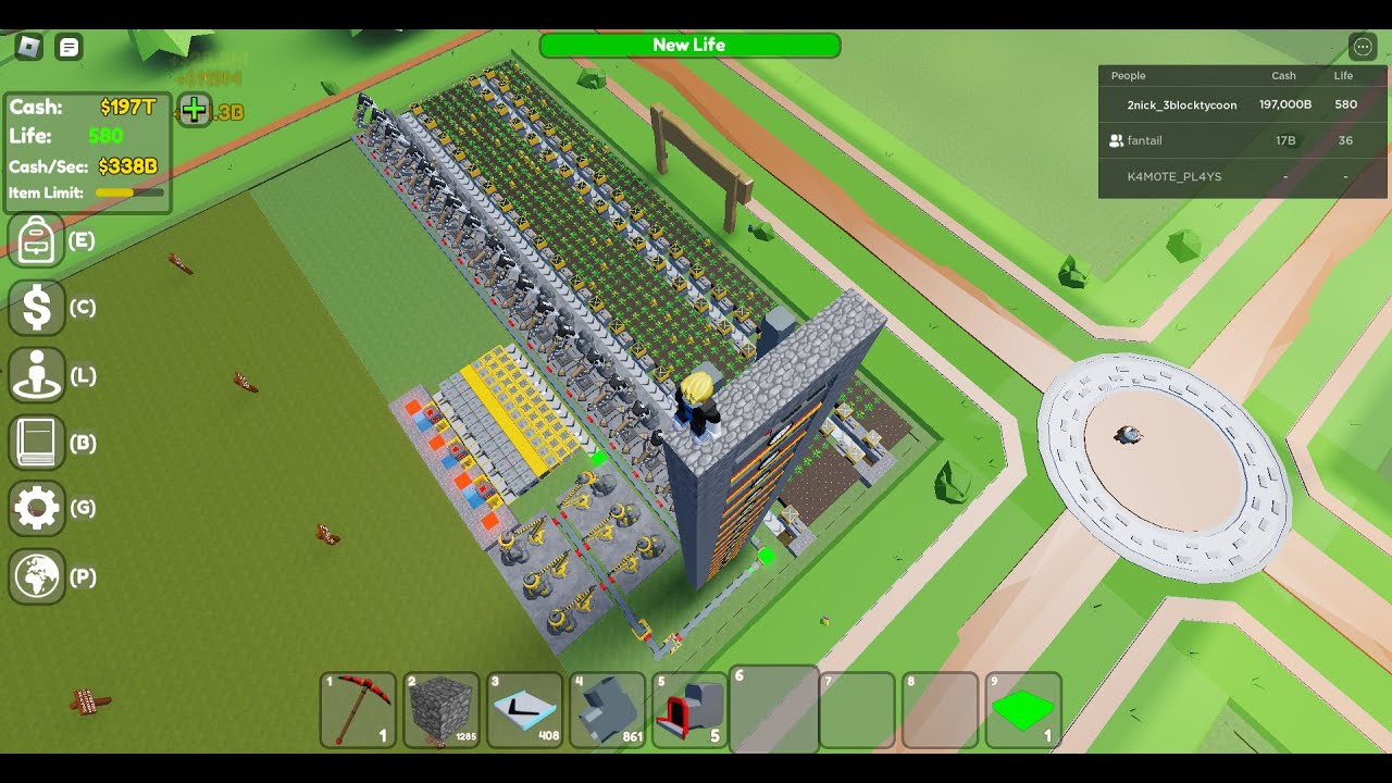 FunzPlayz! - Multi (Farm)! [Life:580] #1 in Roblox : Block Tycoon ⛏️ ...