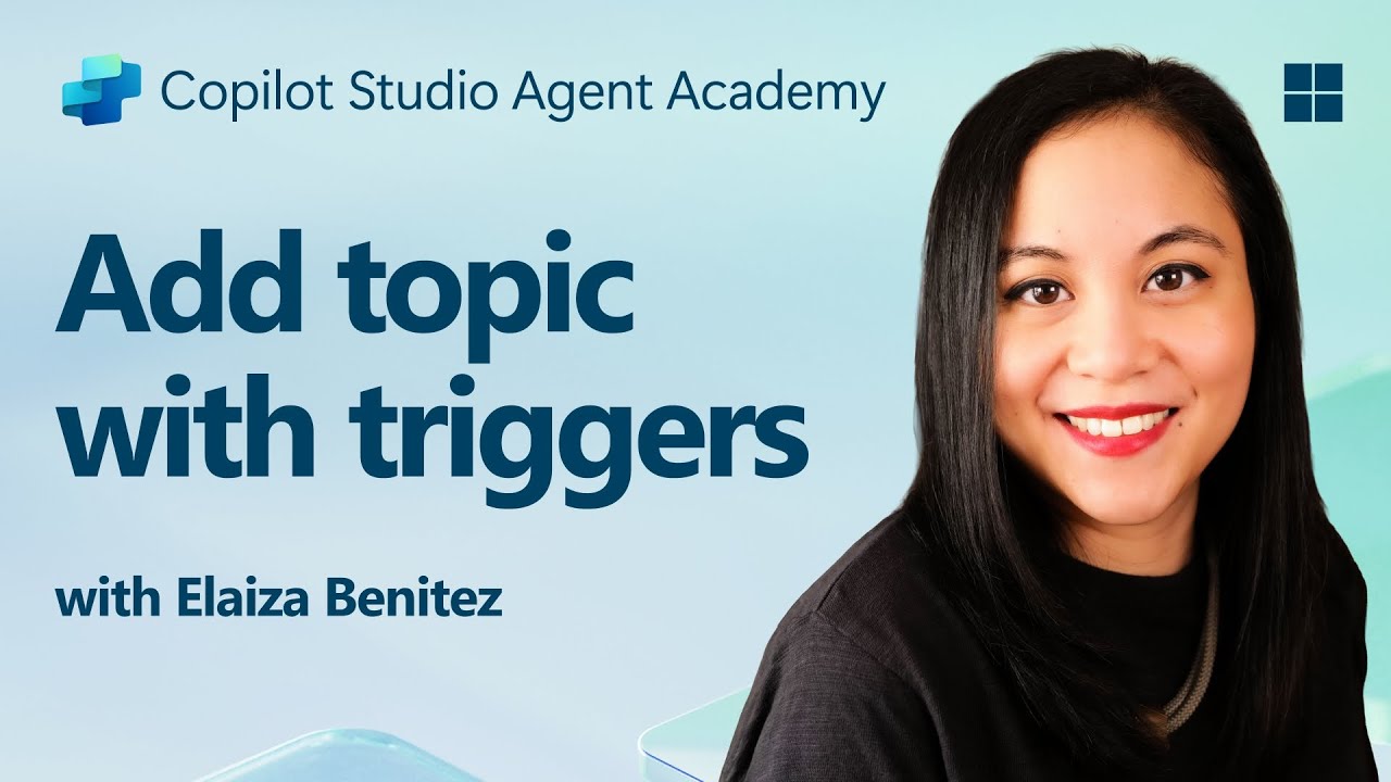 Add a new topic with trigger and nodes - YouTube