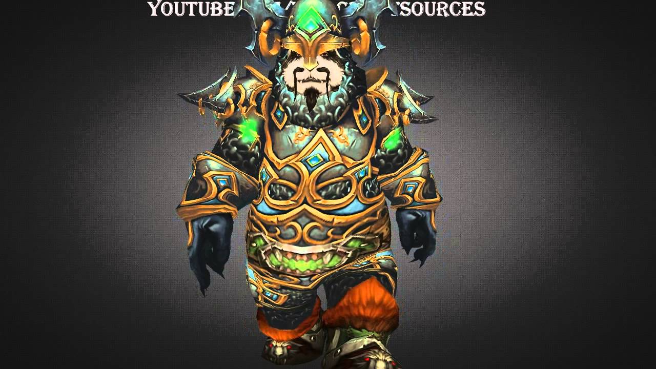 Pandaren Warrior Tier 14 armor set - T14 - Plate / Battleplate of ...