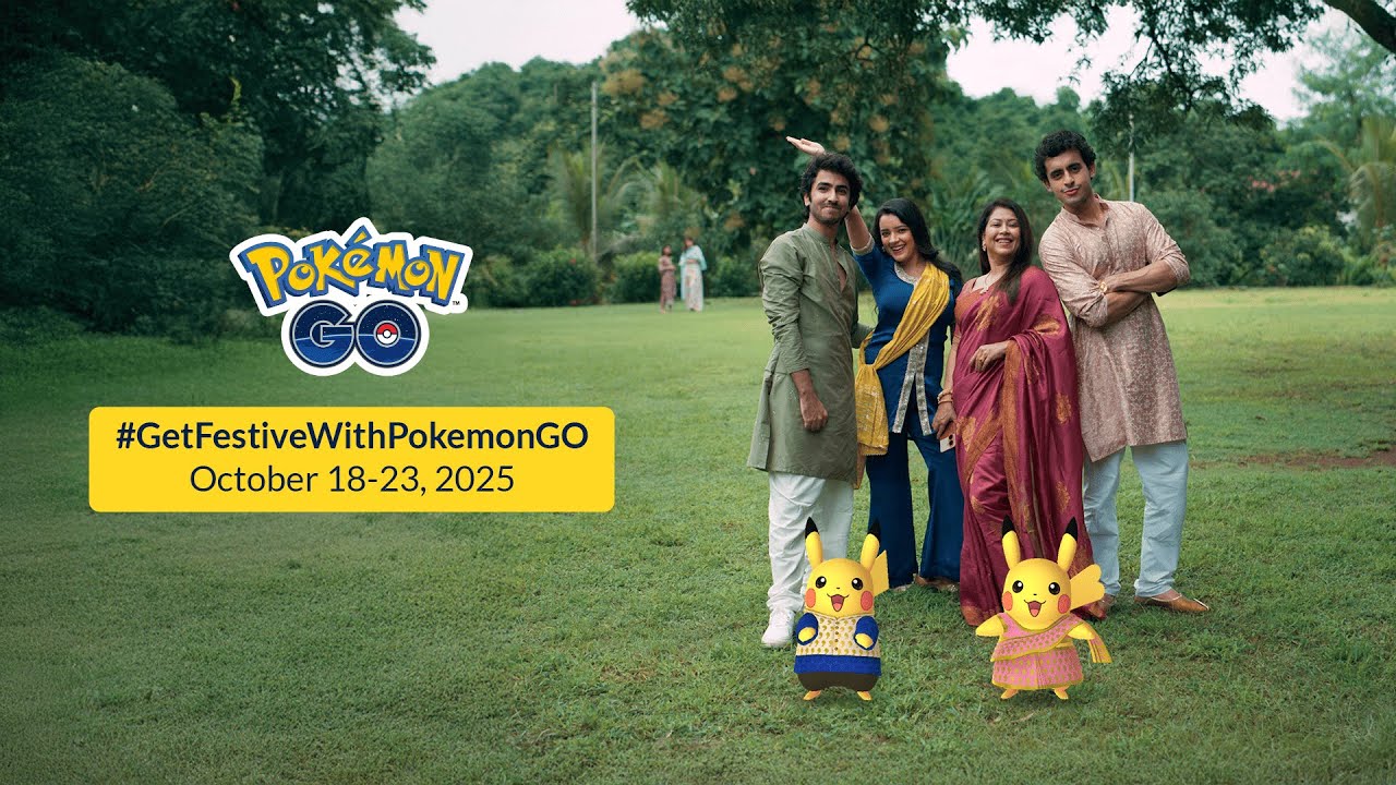 Pokémon GO - Enjoy the Festival of Lights with Pikachu wearing a saree ...