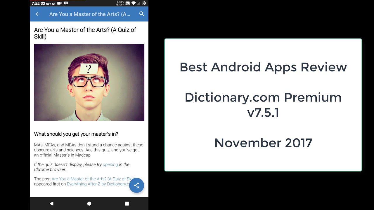 Best Android Apps, Dictionary.com Premium v7.5.1 - YouTube