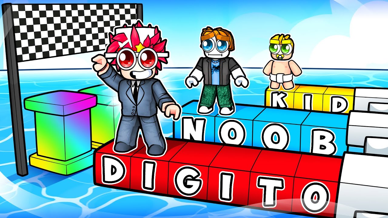 ROBLOX LONGEST WORD BRIDGE! - YouTube