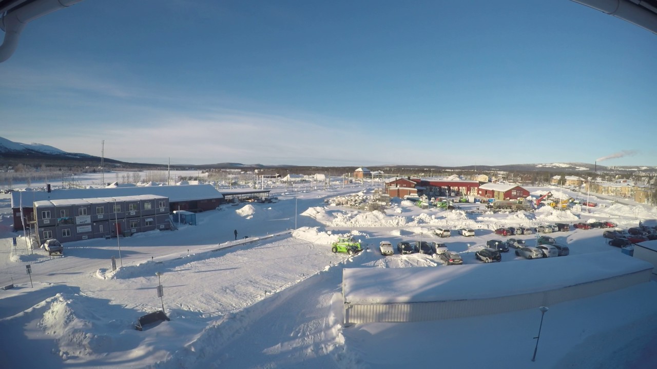 One beautiful day in Gallivare Sweden - YouTube