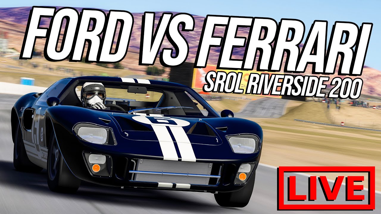 Ford vs Ferrari - SROL RIVERSIDE 200 - YouTube