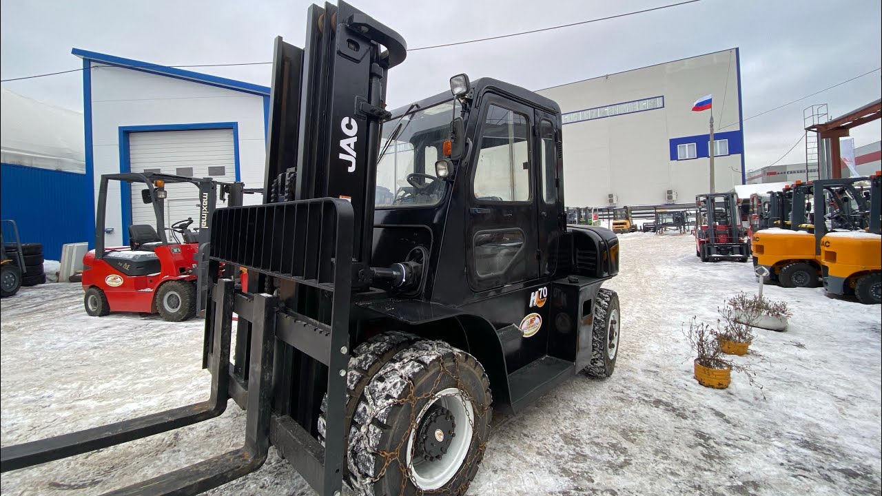Дизельный погрузчик JAC CPCD70 H - YouTube