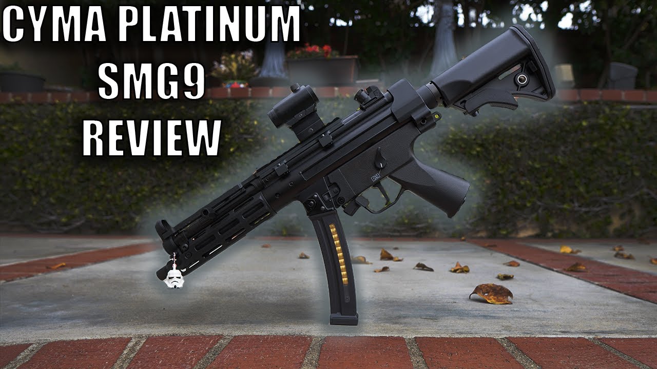CYMA Platinum SMG9 Review, Unboxing, & Upgrades - YouTube