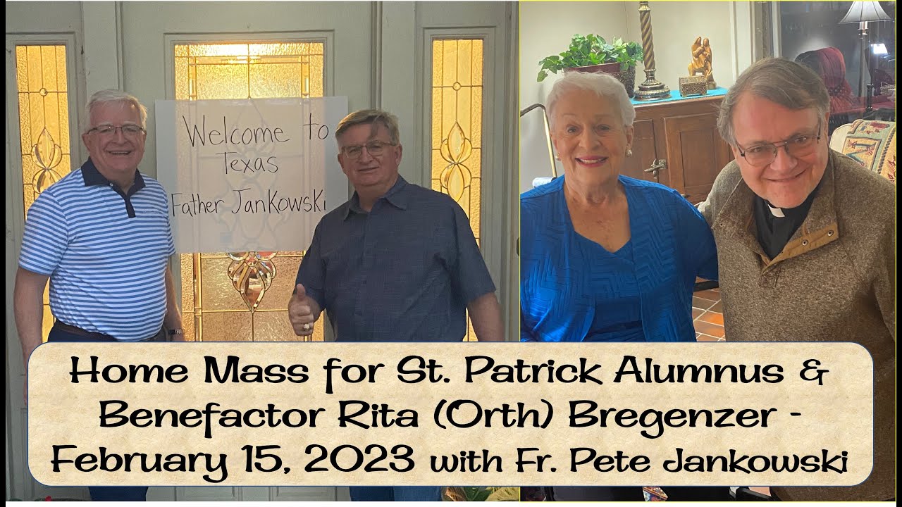 Home Mass for Donor Rita (Orth) Bregenzer - February 15, 2023 - YouTube