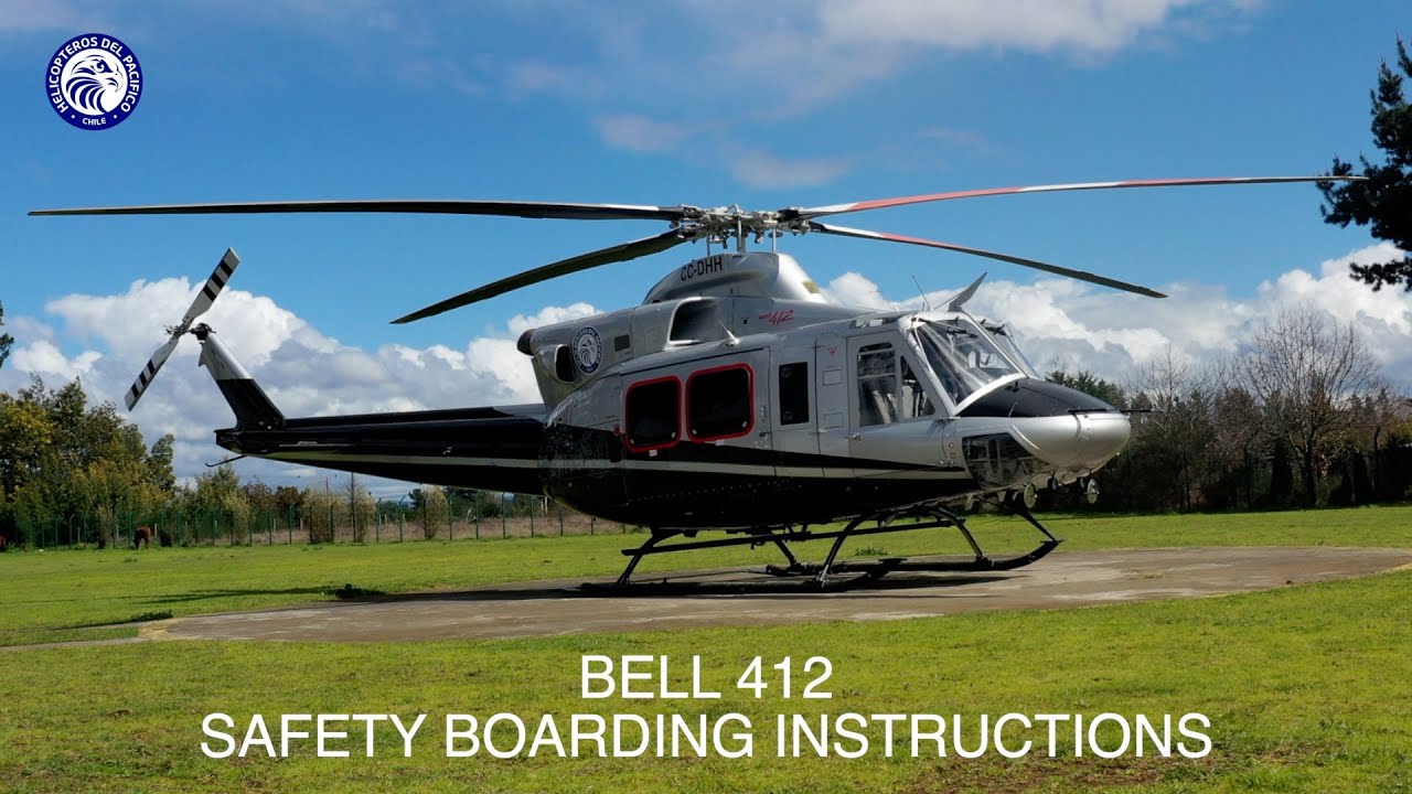 BELL 412 SAFETY BOARDING INSTRUCTIONS - YouTube
