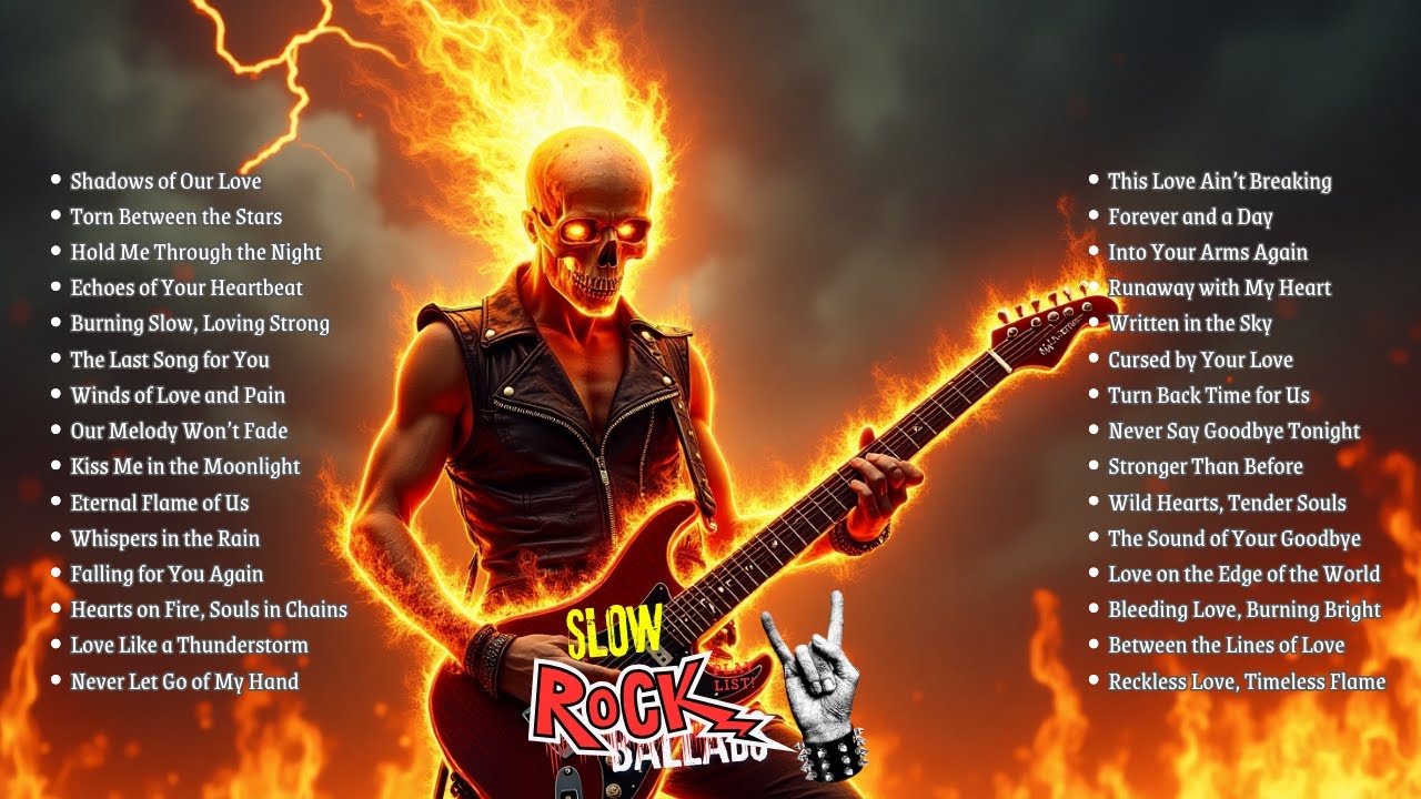 Rock Ballads Forever 2025 | The Most Emotional American Rock Songs ...